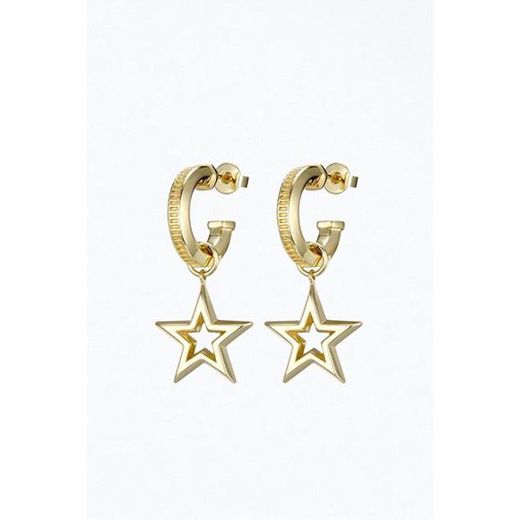 F+H STUDIOS | Jewelry | New Fh Studios Fame Star Charm Earrings In Gold ...